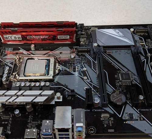 Asus Z370 Prime + i5-9600KF + 16Gb + сжо