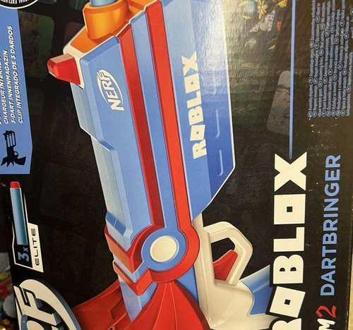 Nerf Rоblox - блаcтep и 3 пульки в комплeктe