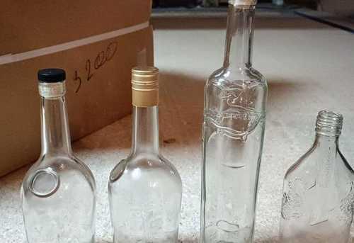 Бутылки коньячные стекло 0,5 л. опт