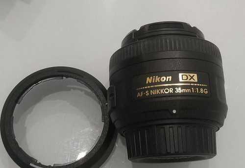 Nikon DX AF-S nikkor 35mm объектив