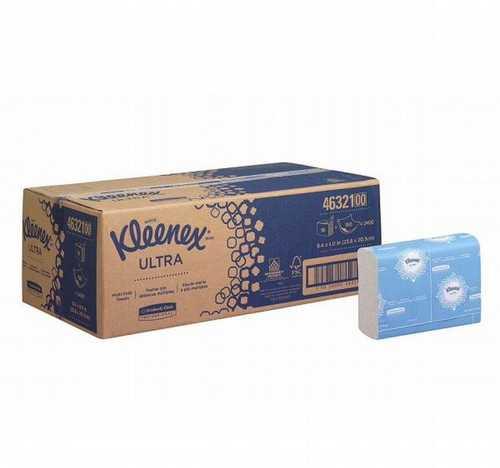Бумажные полотенца Kimberly-Clark в пачках Kleenex