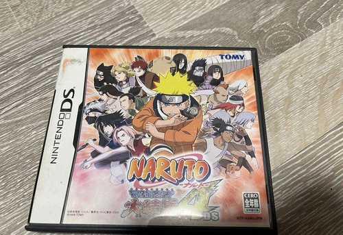 Naruto Shippuden 4 игра Nintendo DS lite лицензия