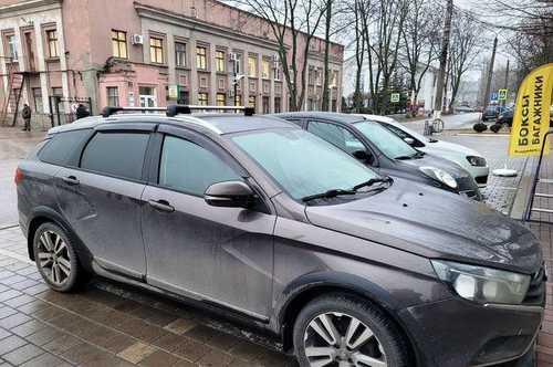 Поперечины LUX Bridge silver крыло LADA Vesta SW