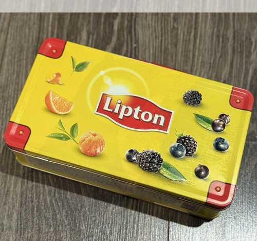 Жестяная коробка Lipton
