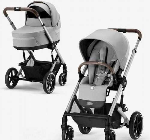 Коляска cybex balios s lux lava grey 2в1