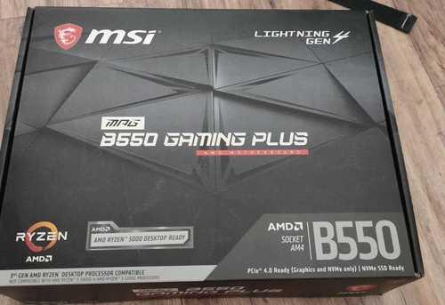 Комплект MSI B550 gaming plus + Ryzen 7 5800X3D