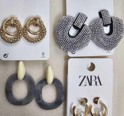 Серьги Zara новые