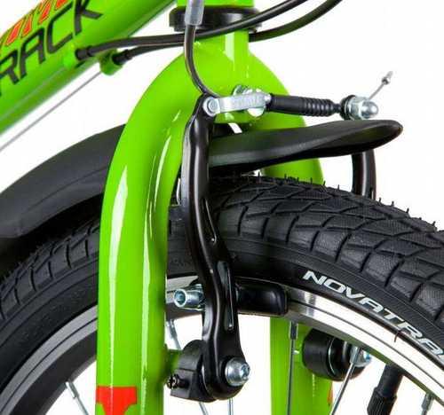 Велосипед novatrack racer 20" (2025) зеленый Vol107