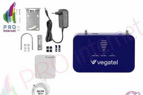GSM Усилитель 3G 4G Vegatel PL-1800/2100/2600