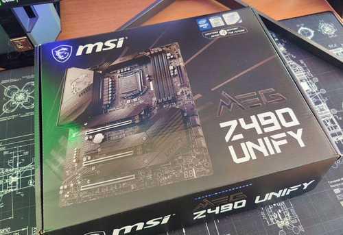 Материнская плата msi Z490 unify