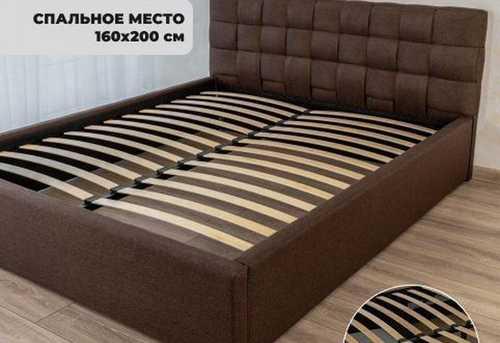 Кровать 160х200 Прованс коричневый