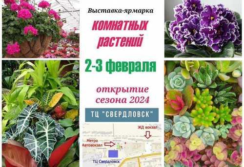 Выставка растений 2-3 февраля Екатеринбург