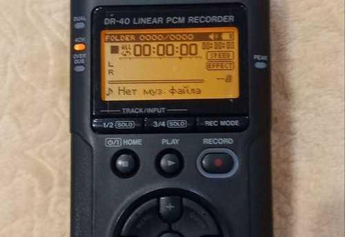 Рекордер tascam DR 40