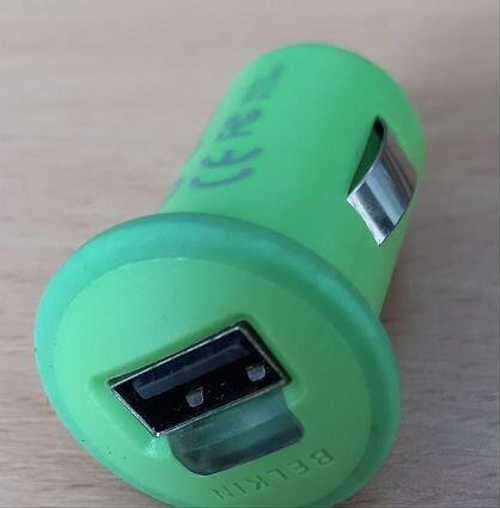 Автомобильная зарядка для смартф. Belkin USB 5V/1A