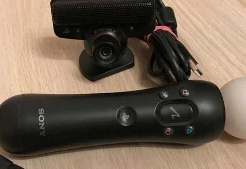 PlayStation Move и камера PlayStation Eye для ps3