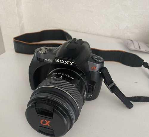 Зеркальный фотоаппарат Sony a380