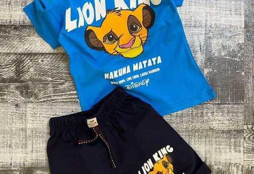 Новый Комплект футболка с шортами "Lion".Турция
