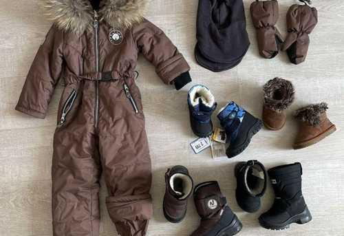 Комбинезон белоруский зимний nika 98 + обувь