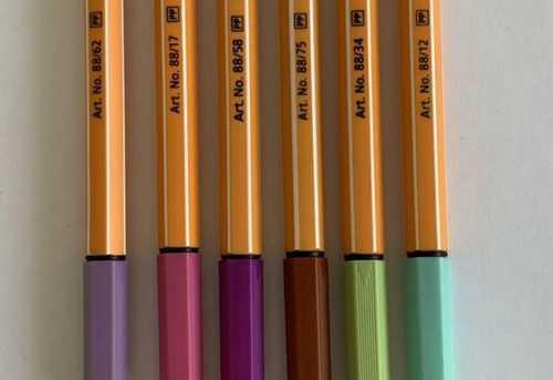 Новые капиллярные ручки линер stabilo point88