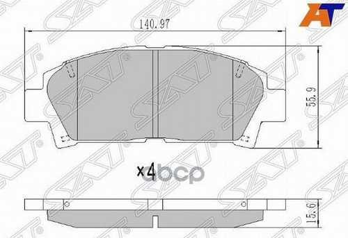 Колодки тормозные перед toyota avensis 01-02 ST