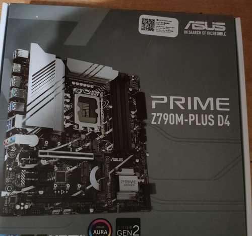 Asus prime z790m plus d4. Новая