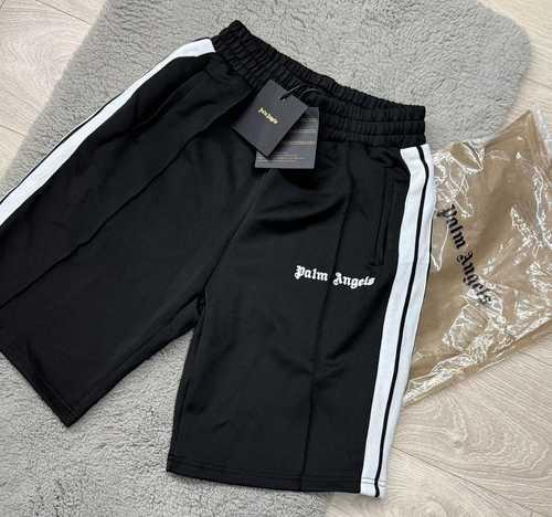 Шорты Palm Angels длинные чёрные