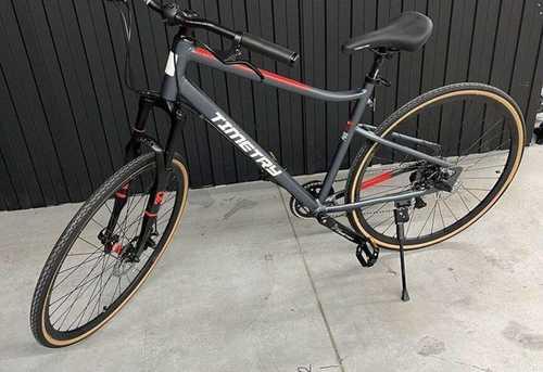 Велосипед timetry тт 123 28" 9s серый