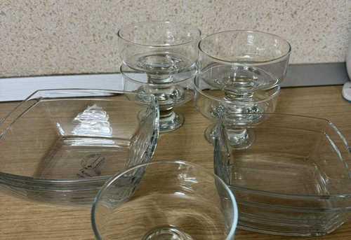 Набор столовой посуды из стекла