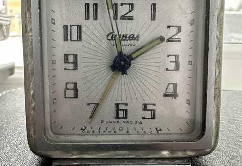 Часы будильник Сигнал СССР