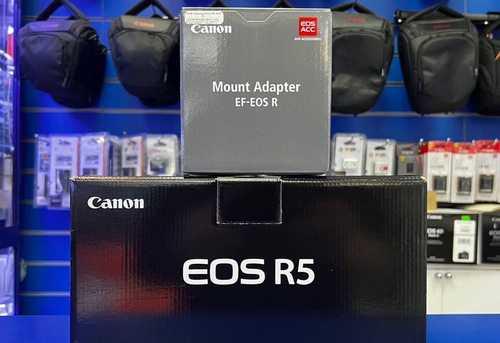Canon EOS R5 Body + Адаптер Canon EF-EOS R/Новый