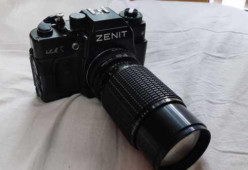 Фотоаппарат zenit 122K объектив Sigma 70-210