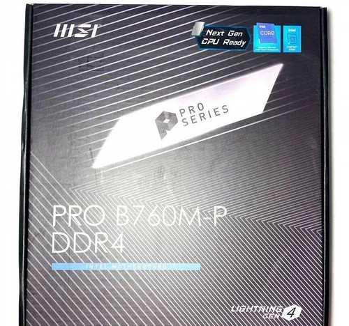 Материнская плата MSI PRO B760M-P DDR4