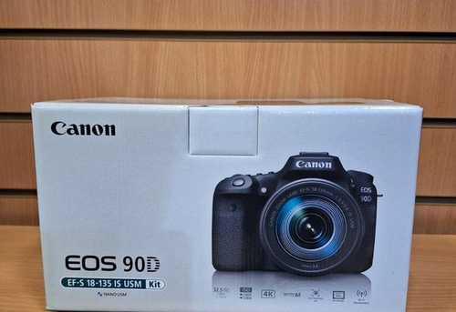 Canon EOS 90D Kit 18-135mm IS USM (Новый-Гарантия)