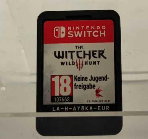 Игровые диски. Nintendo Switch Ведьмак 3: Дикая Охота