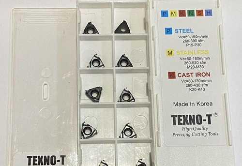 Пластины texno-T резьбонарезные 11 ER 1.5 ISO