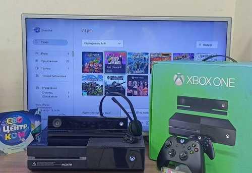 Игровая приставка xbox ONE 500GB + кинект + игры