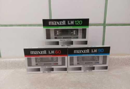 Аудиокассеты новые maxell
