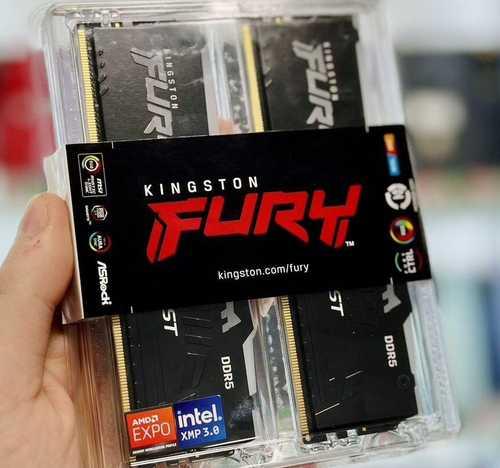 Оперативная Память DDR5 32Gb 6000mhz Kingston Fury