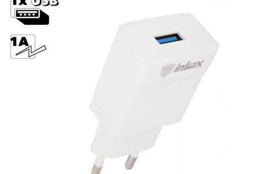 Блок питания inkax CD-36 1хUSB 1А белый