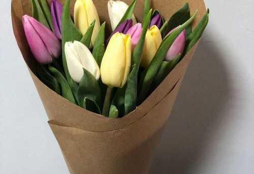 Букеты тюльпанов на 8 марта