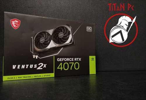 NEW Msi RTX 4070 Ventus X2 OC 12gb / Обмен