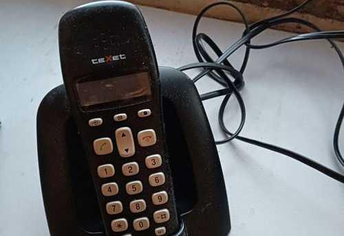 Стационарный телефон с базой Texet