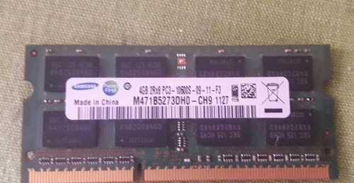 Оперативная память Samsung 4 гб DDR3 1333 мгц CL9