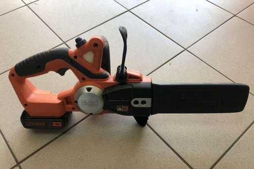 Аккумуляторная цепная пила Black&Decker gkc1820l20