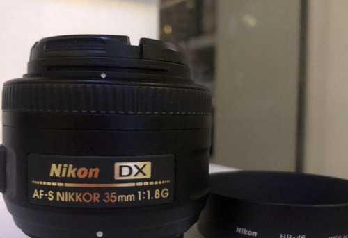 Nikon Nikkоr аf-S 35mm f/1.8G dх