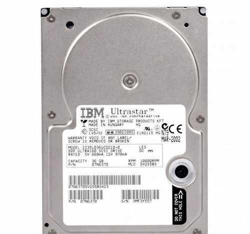 Жесткий диск IBM IC35L036UCD210-0 36,7Gb