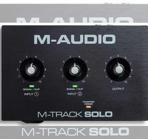 USB аудиоинтерфейс M-Audio M-Track Solo