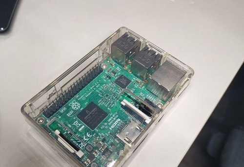 Raspberry pi 3 b v1.2 + sd card 16гб+ кейс