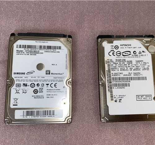 Hdd 500 и 250 gb 2.5