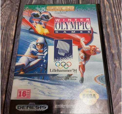 Winter Olympic Game Sega Genesis Original